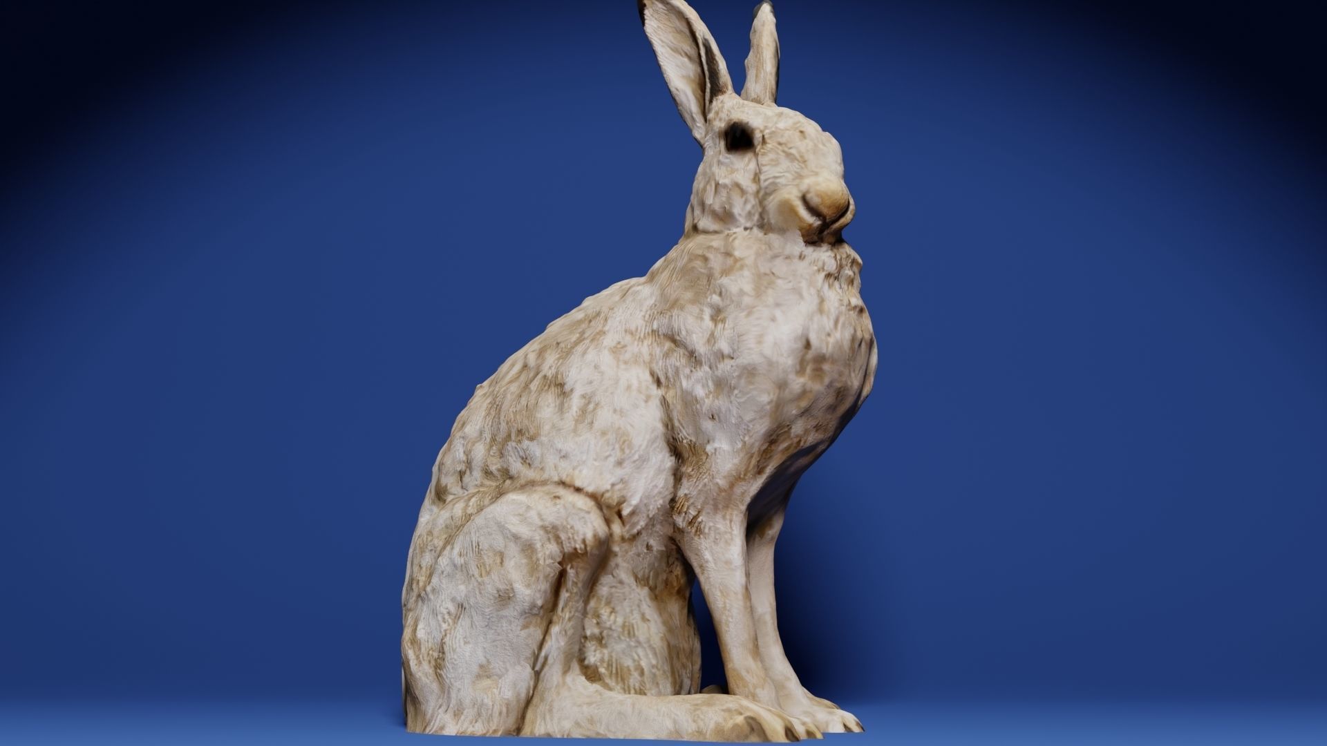 3D model Realistic Hare Statue VR / AR / low-poly | CGTrader