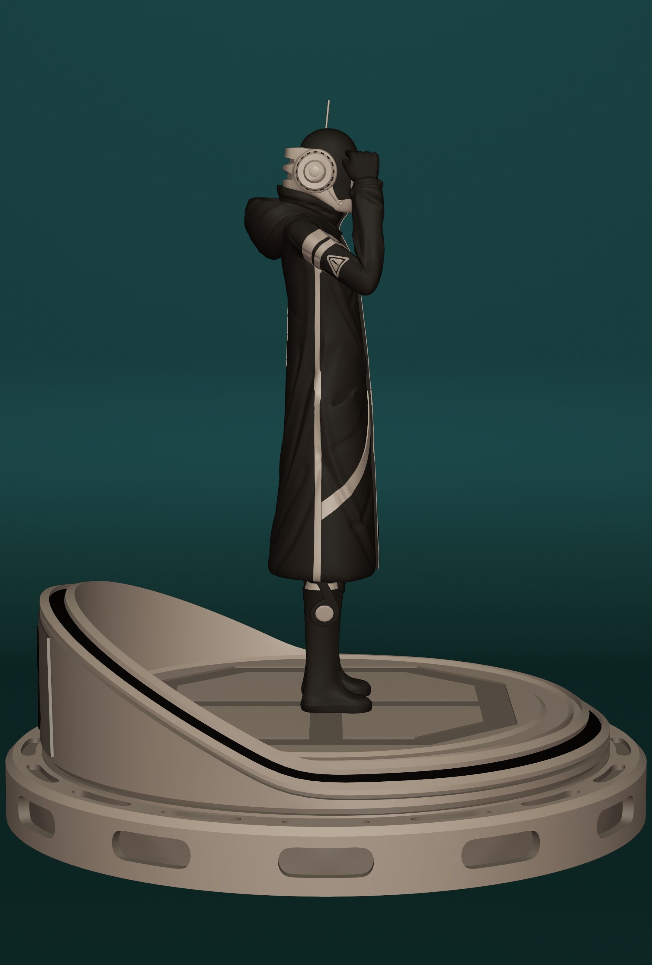 3D model ONE PIECE VEGAPUNK SHAKA FIGURE SCULPT VR / AR / low-poly ...