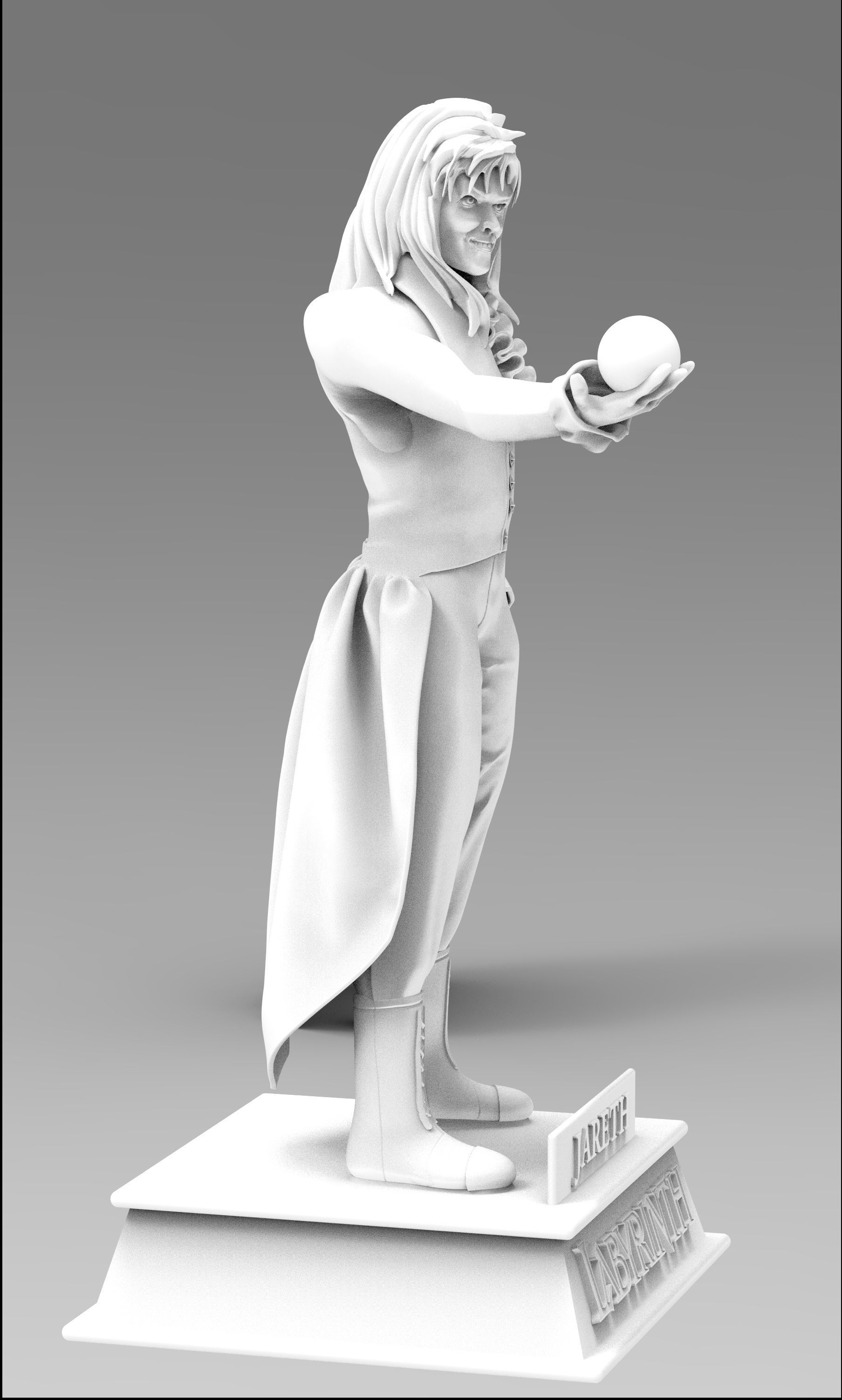 Labarynth Jareth the Goblin King 3D model 3D printable | CGTrader