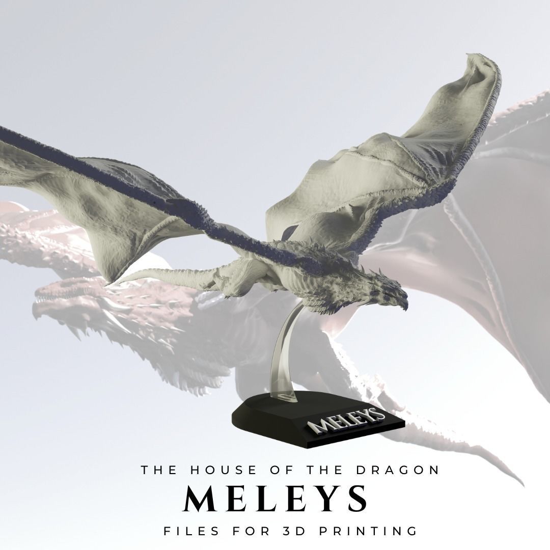Meleys from The House of the Dragon 3D model 3D printable | CGTrader