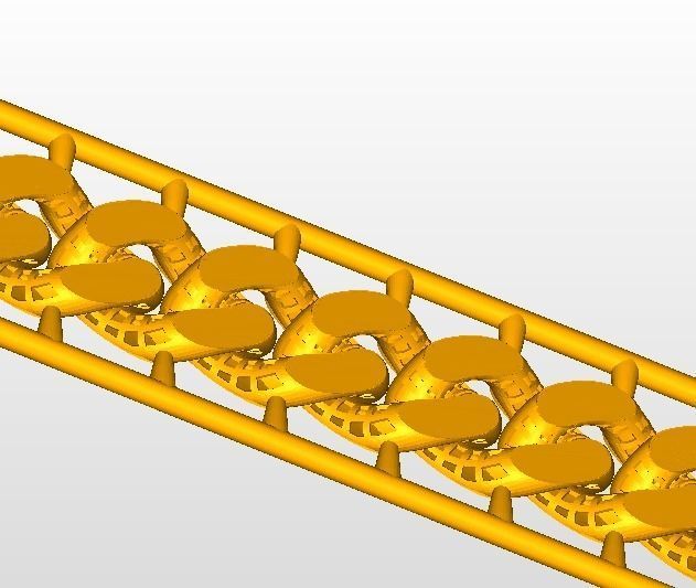 cuban chain 3D model 3D printable | CGTrader