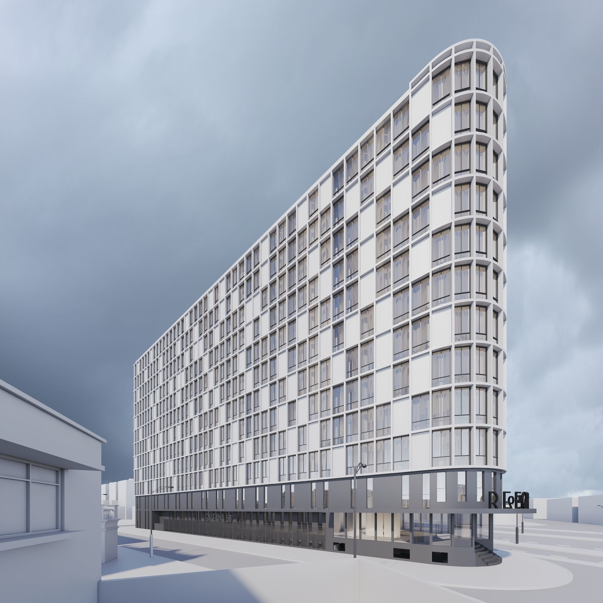 Residential building 3D model | CGTrader