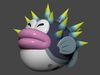 Porcupuffer Fish Mario 3D model 3D printable | CGTrader