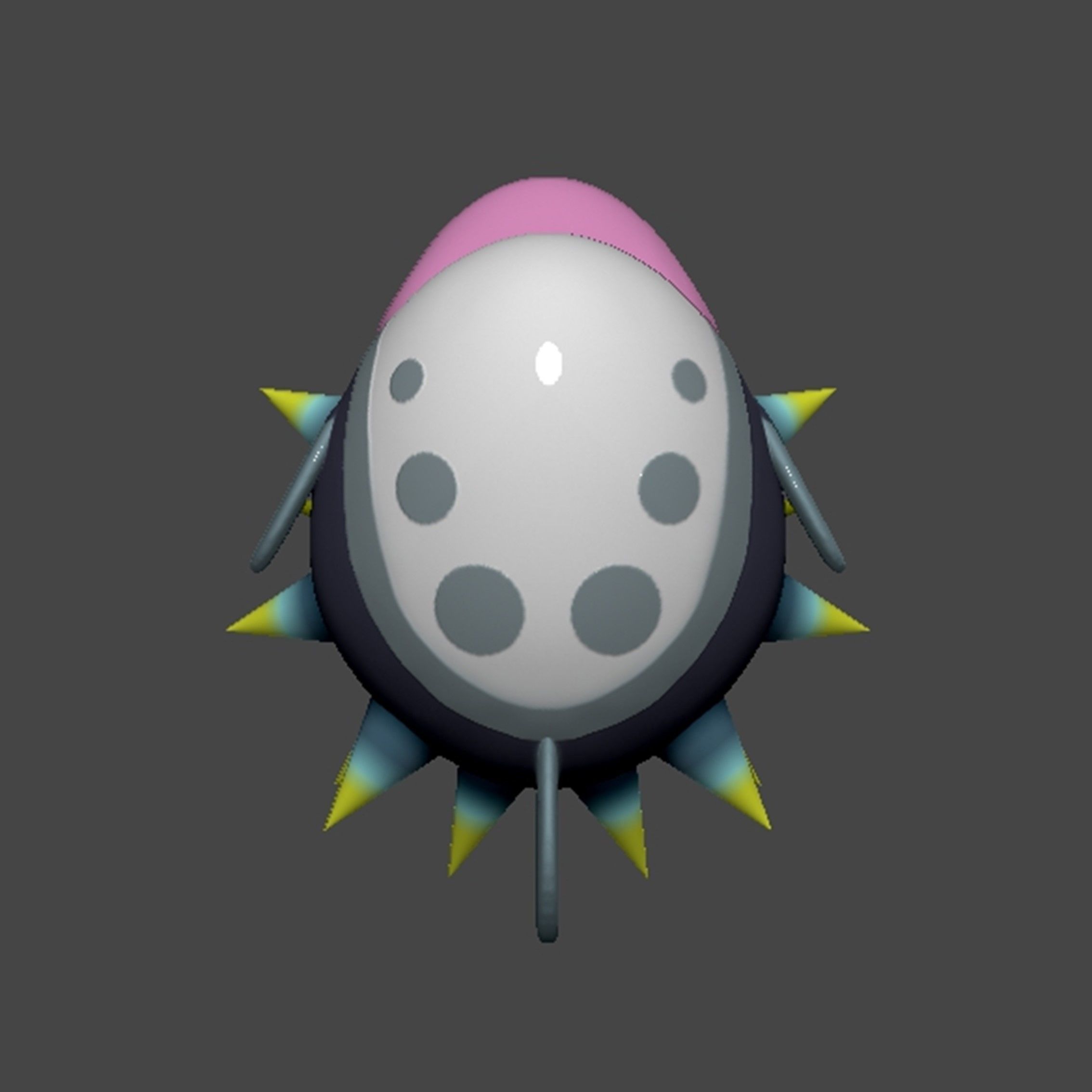 Porcupuffer Fish Mario 3D model 3D printable | CGTrader