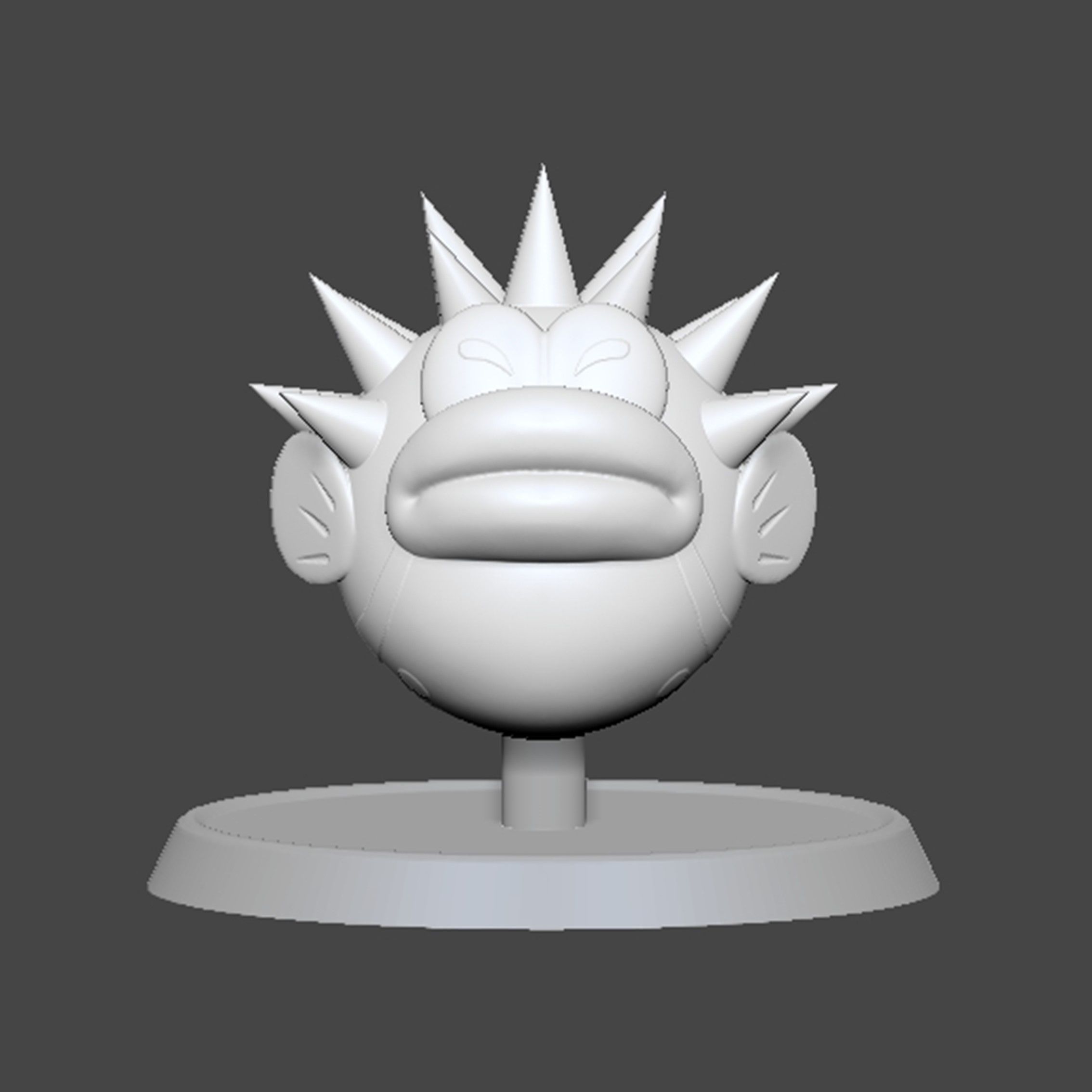 Porcupuffer Fish Mario Based 3D model 3D printable | CGTrader