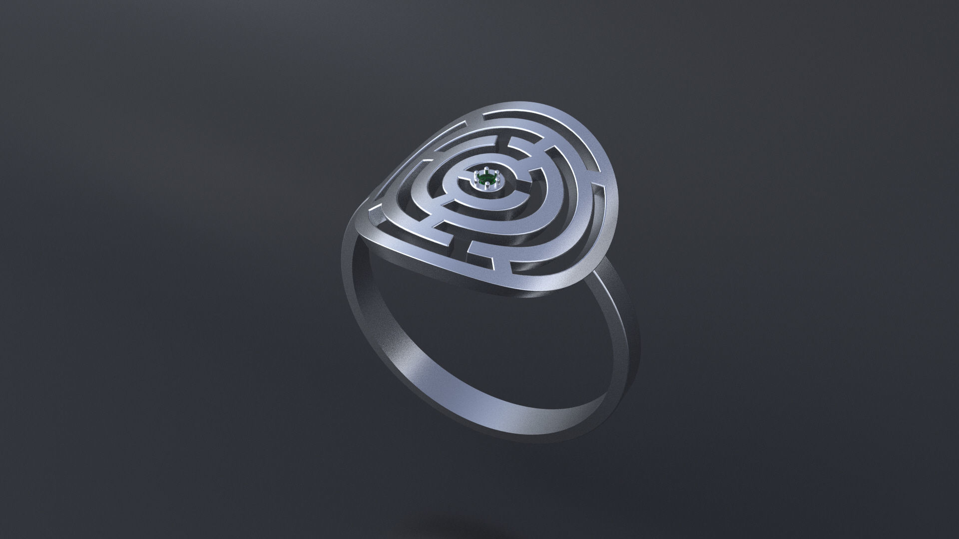 Ring cercle maze for CNC or 3D print model 3D model 3D printable | CGTrader