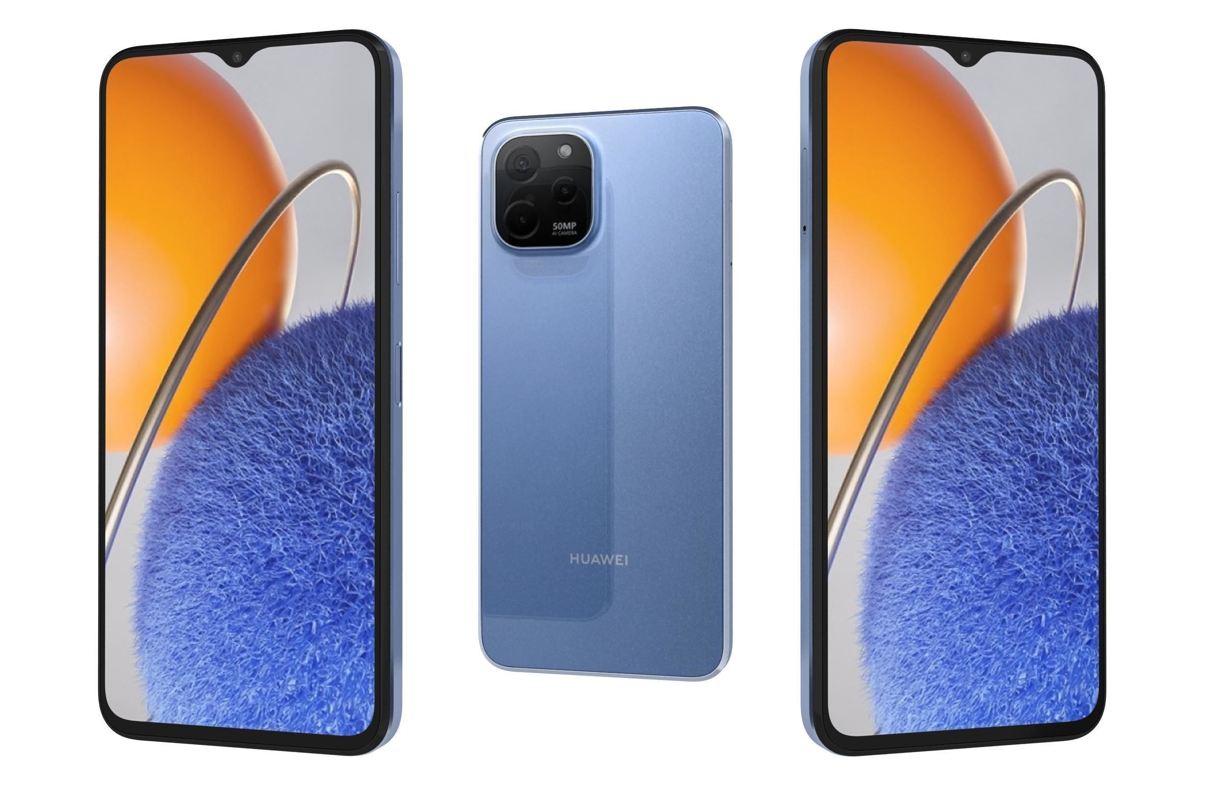 Huawei Nova Y61 All Colors 3D model | CGTrader