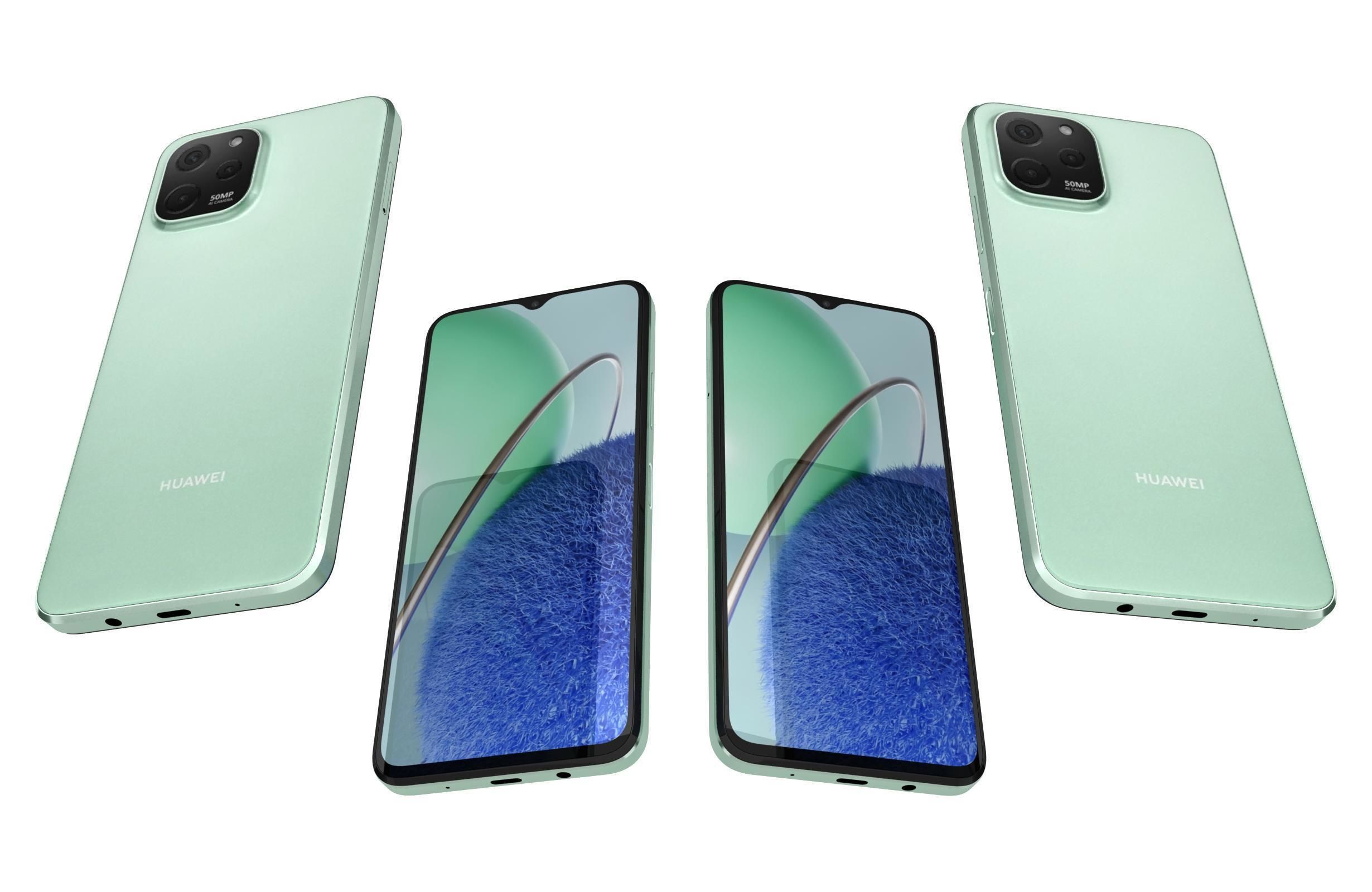 Huawei Nova Y61 All Colors 3D model | CGTrader