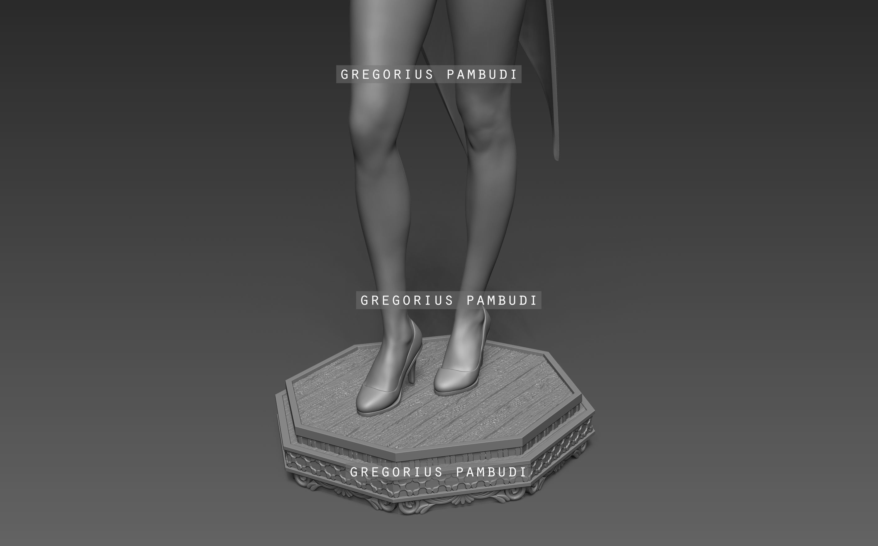 Zatanna Fan Art Statue 3d Printable 3D model 3D printable | CGTrader