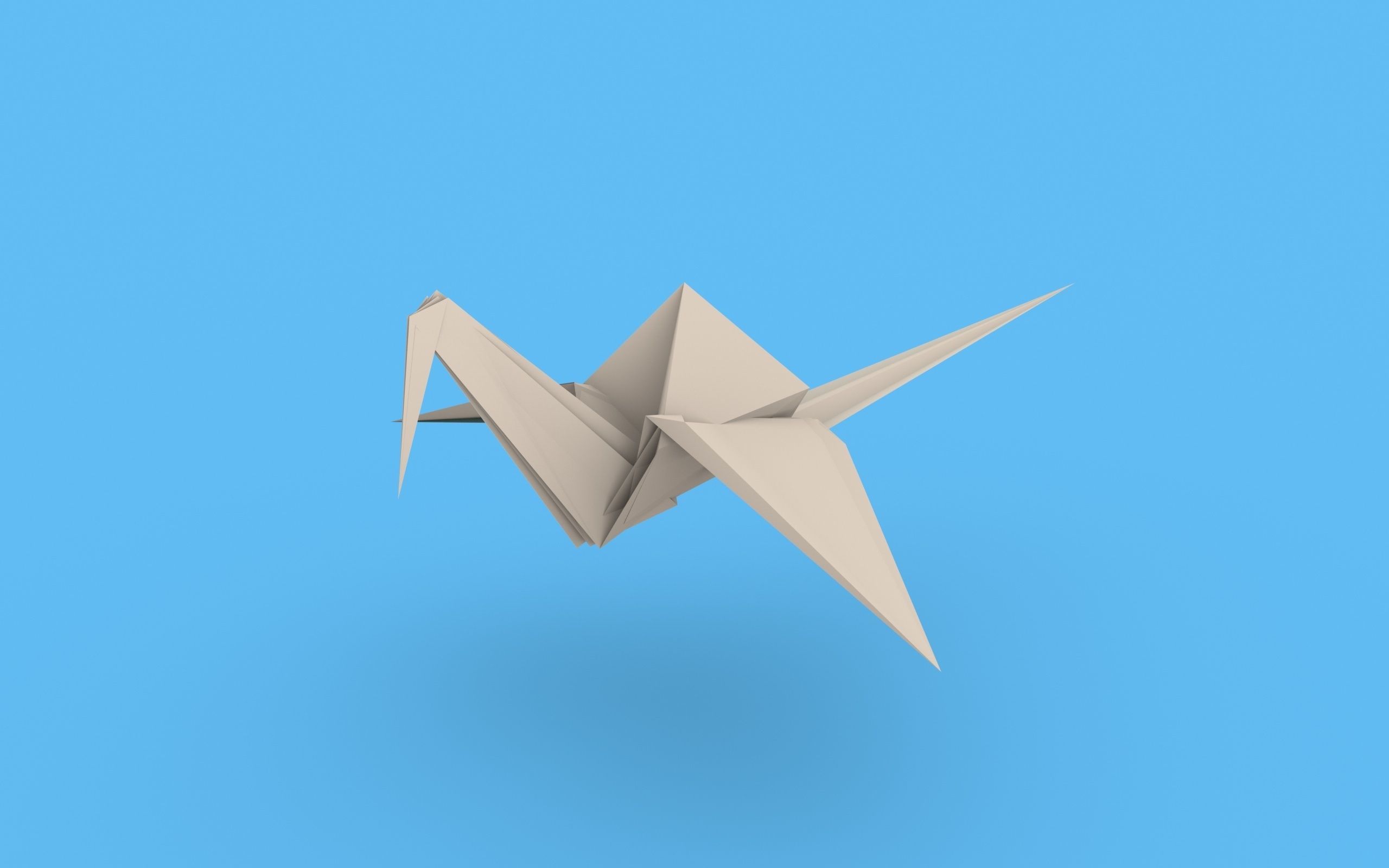 Origami Paper Crane Animated 3D model animated | CGTrader