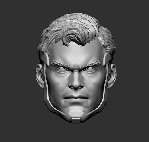 Injustice Superman - Headsculpt for Action Figures 3D model 3D ...