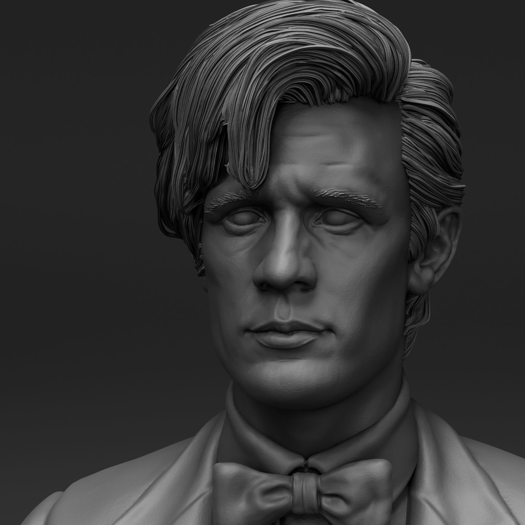 Matt Smith - 11th Doctor - Doctor Who 3D model 3D printable | CGTrader