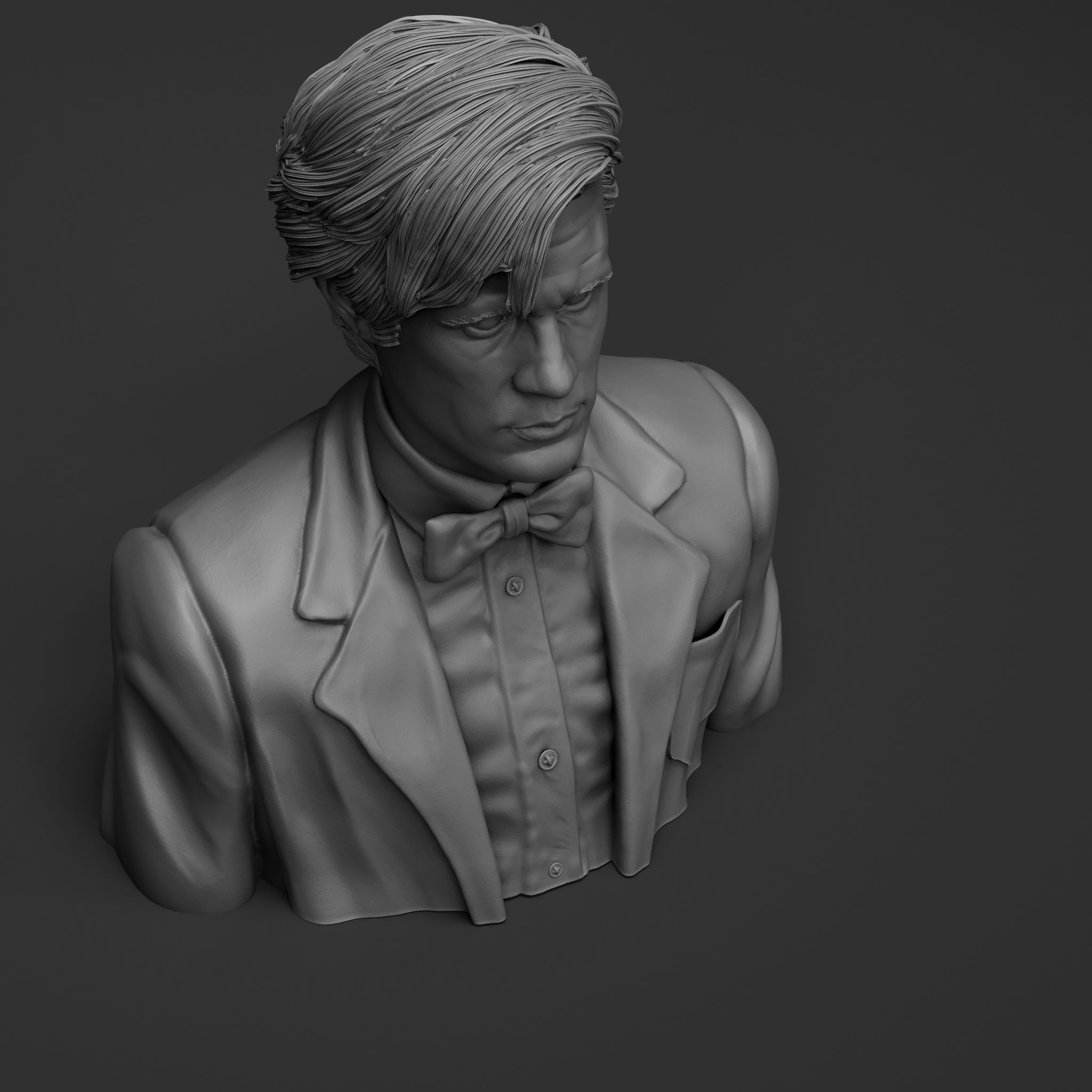 Matt Smith - 11th Doctor - Doctor Who 3D model 3D printable | CGTrader