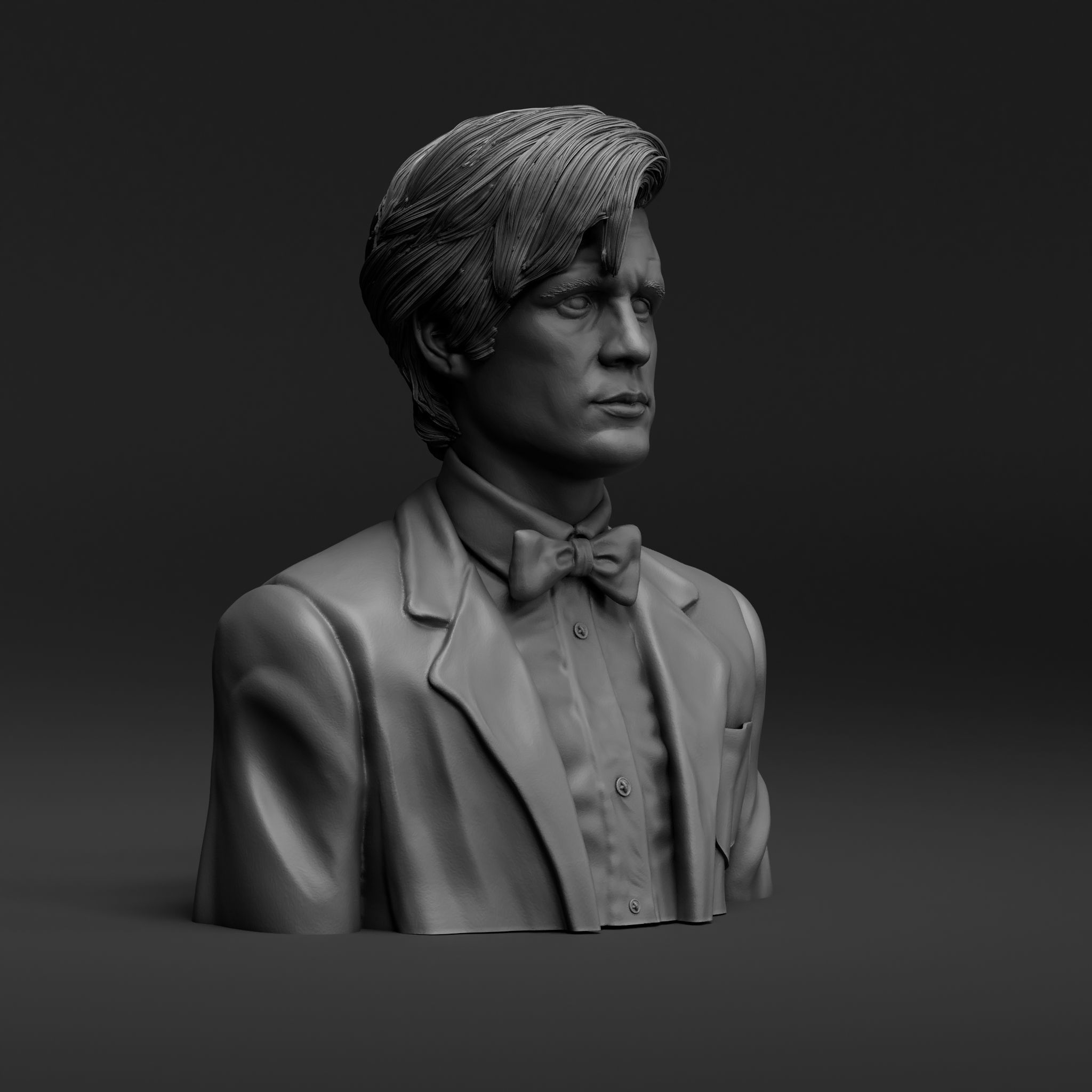 Matt Smith - 11th Doctor - Doctor Who 3D model 3D printable | CGTrader