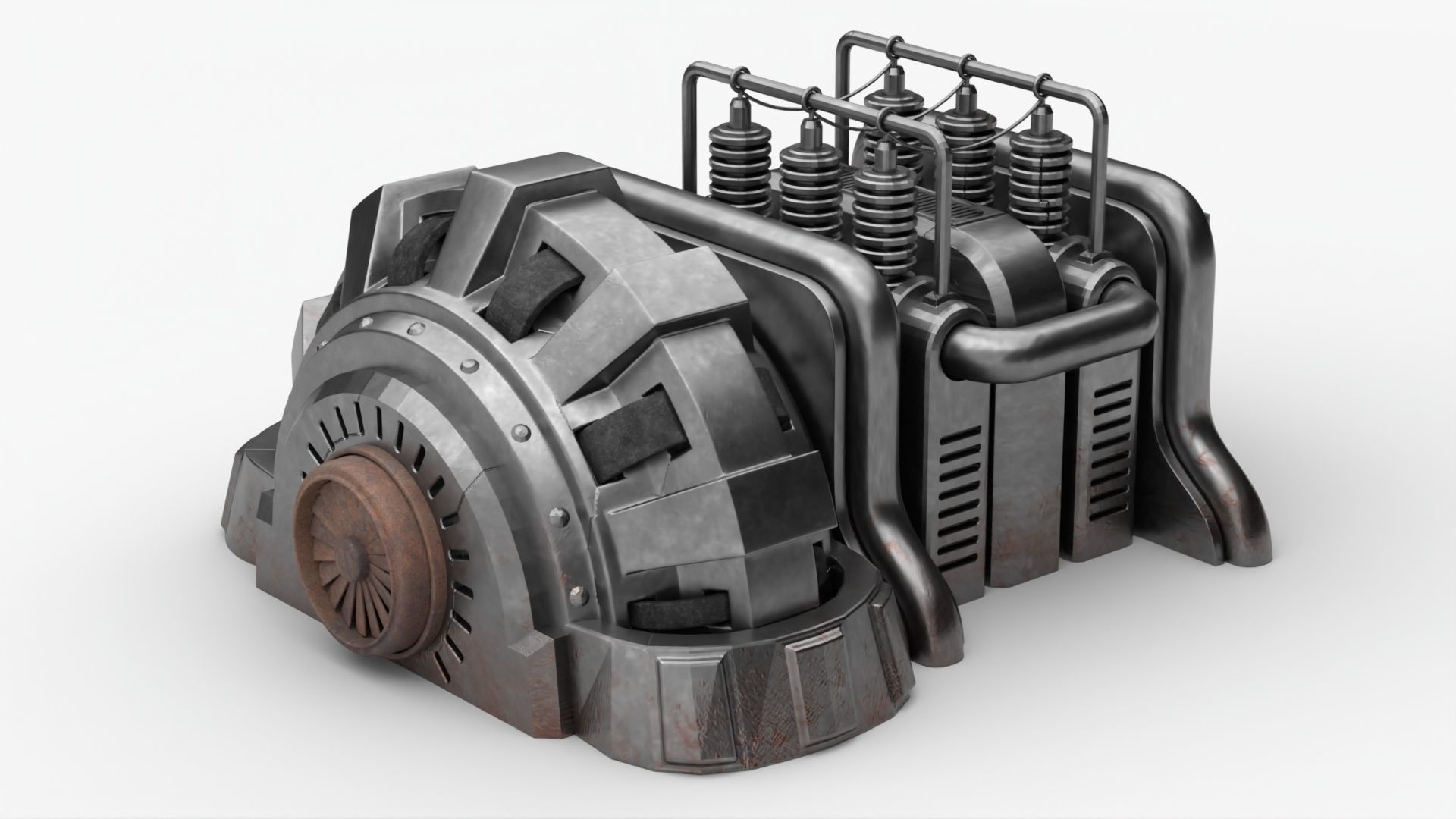 3D model Industrial Transformers 4K Textures VR / AR / low-poly | CGTrader