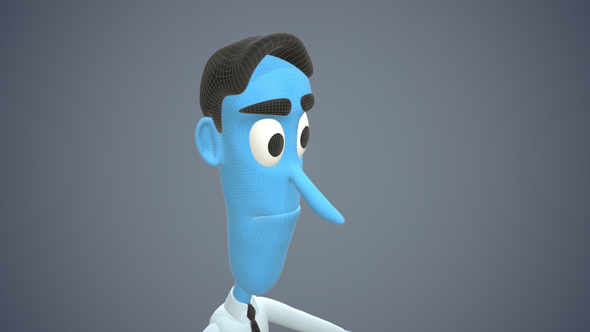 Stylized Character Blue Boy 3D model | CGTrader