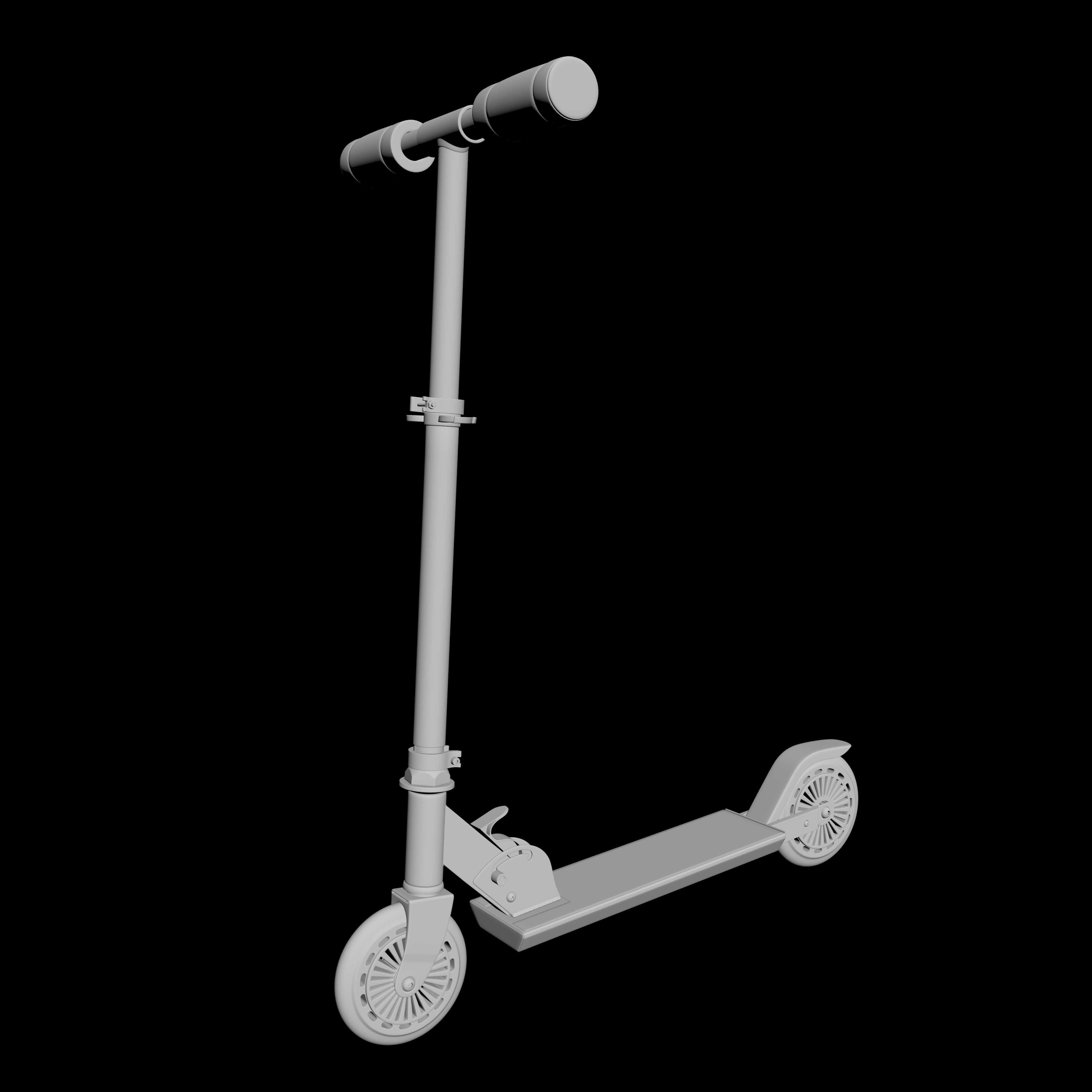 Kids scooter 3D model | CGTrader