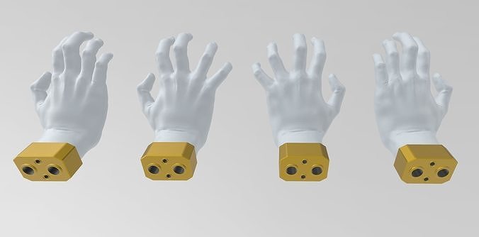 Tomura Shigaraki Hands 3D Model - Tomura Shigaraki Cosplay 3D model 3D ...