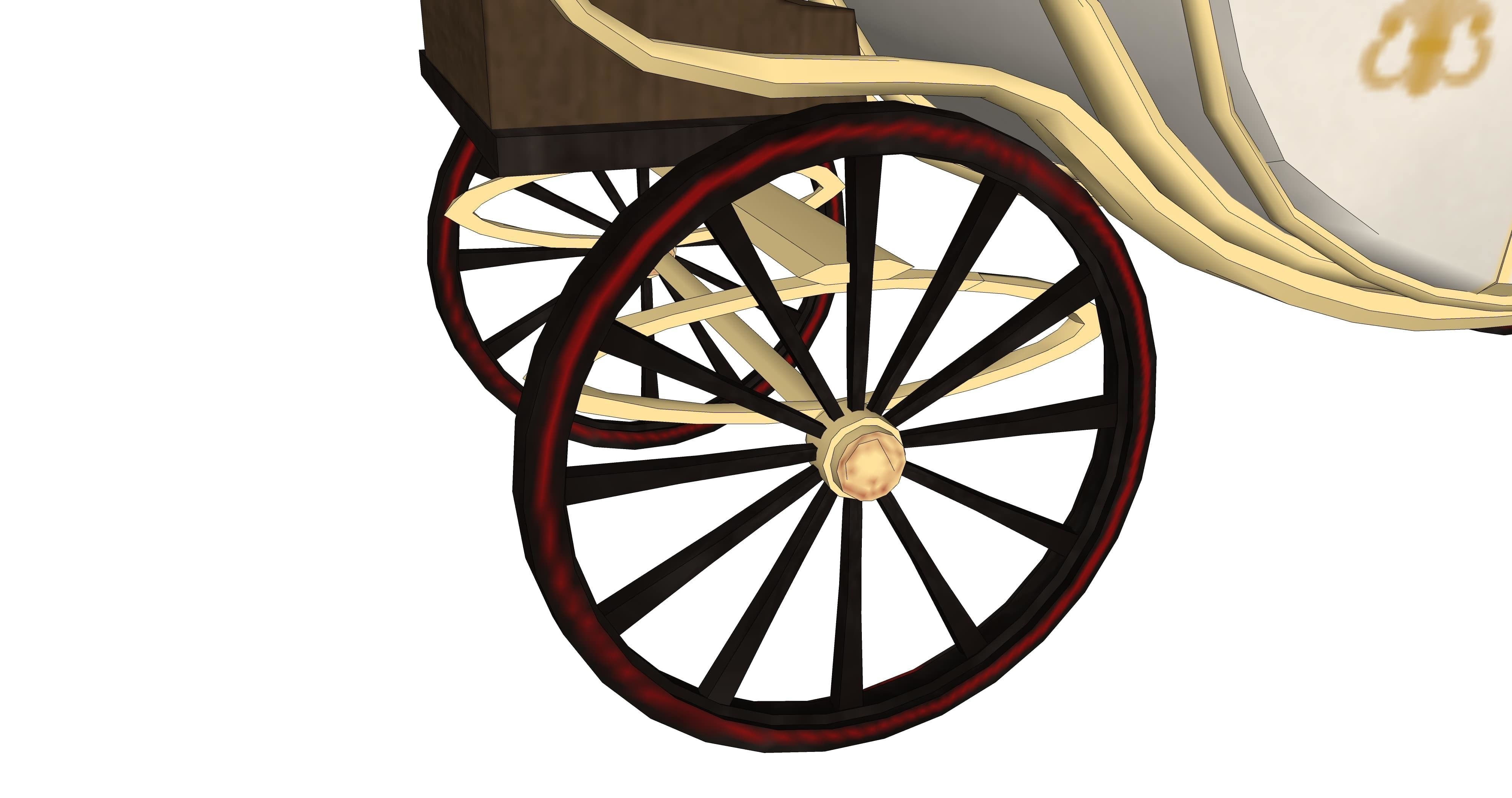 Classic Carriage 3D model | CGTrader