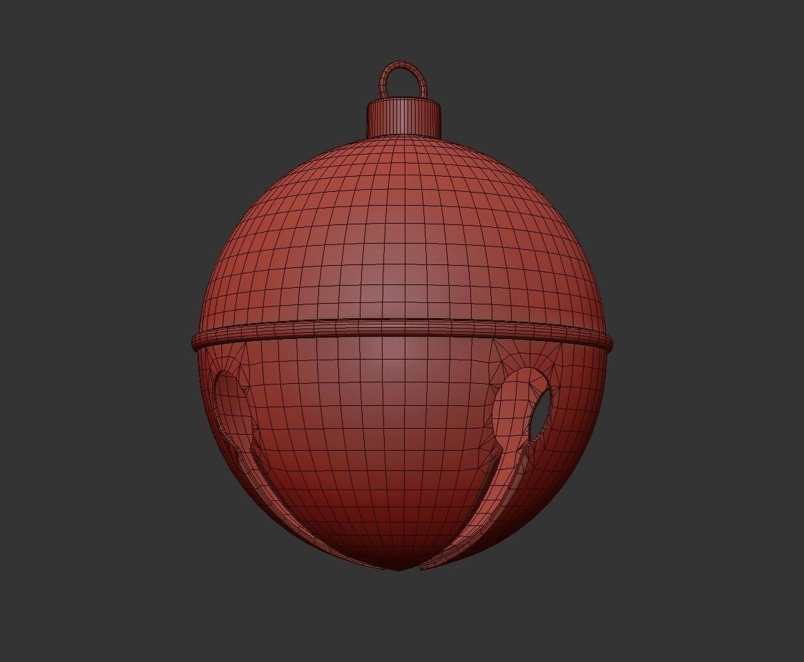 3D model Christmas Bell And Jingle Bell VR / AR / low-poly | CGTrader