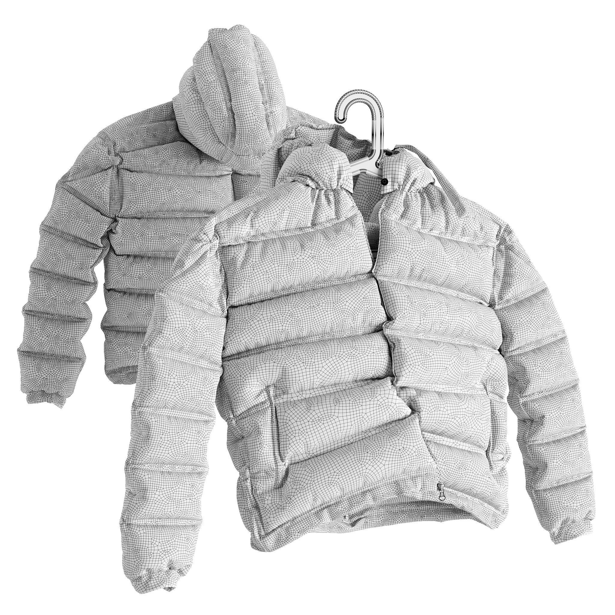 Craig Green Lantz Jacket On A Hanger 3D model | CGTrader