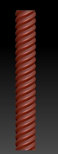 Classical twisted- Spiral Pillar free 3D model 3D printable | CGTrader