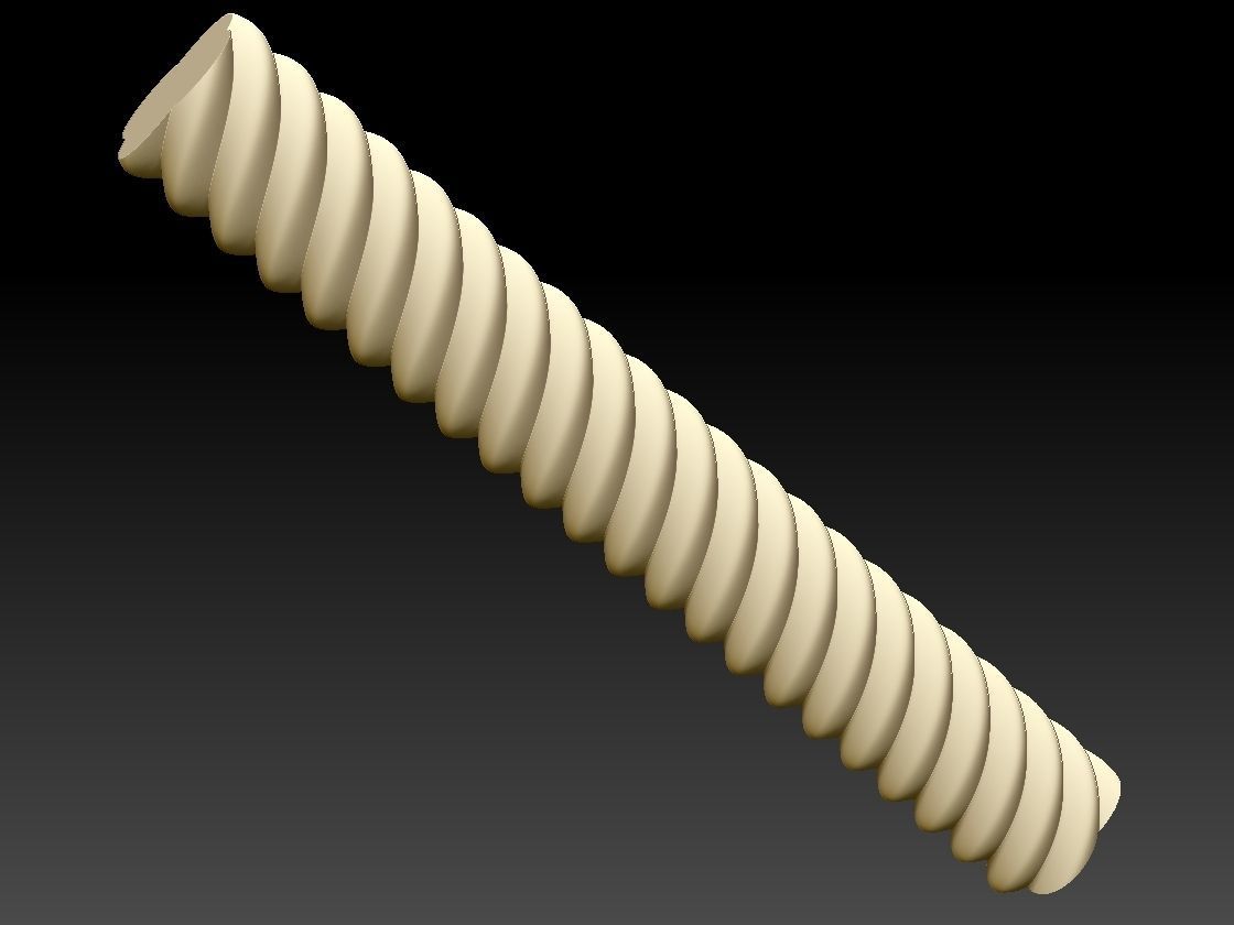 Classical twisted- Spiral Pillar free 3D model 3D printable | CGTrader