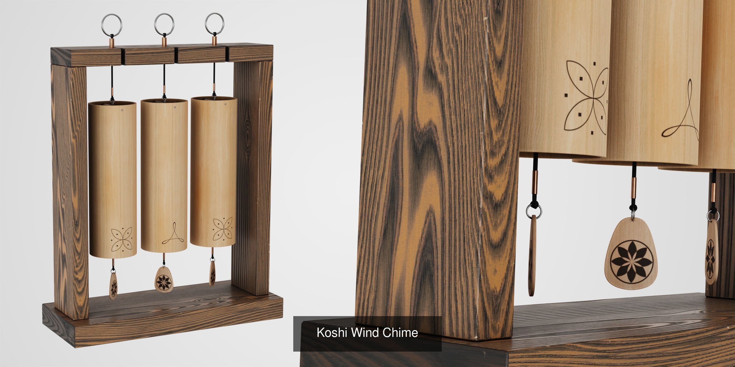 Wind Chime Collection VR / AR / low-poly | CGTrader
