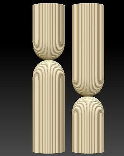 RIPPLE PILLAR 2 3D model 3D printable | CGTrader