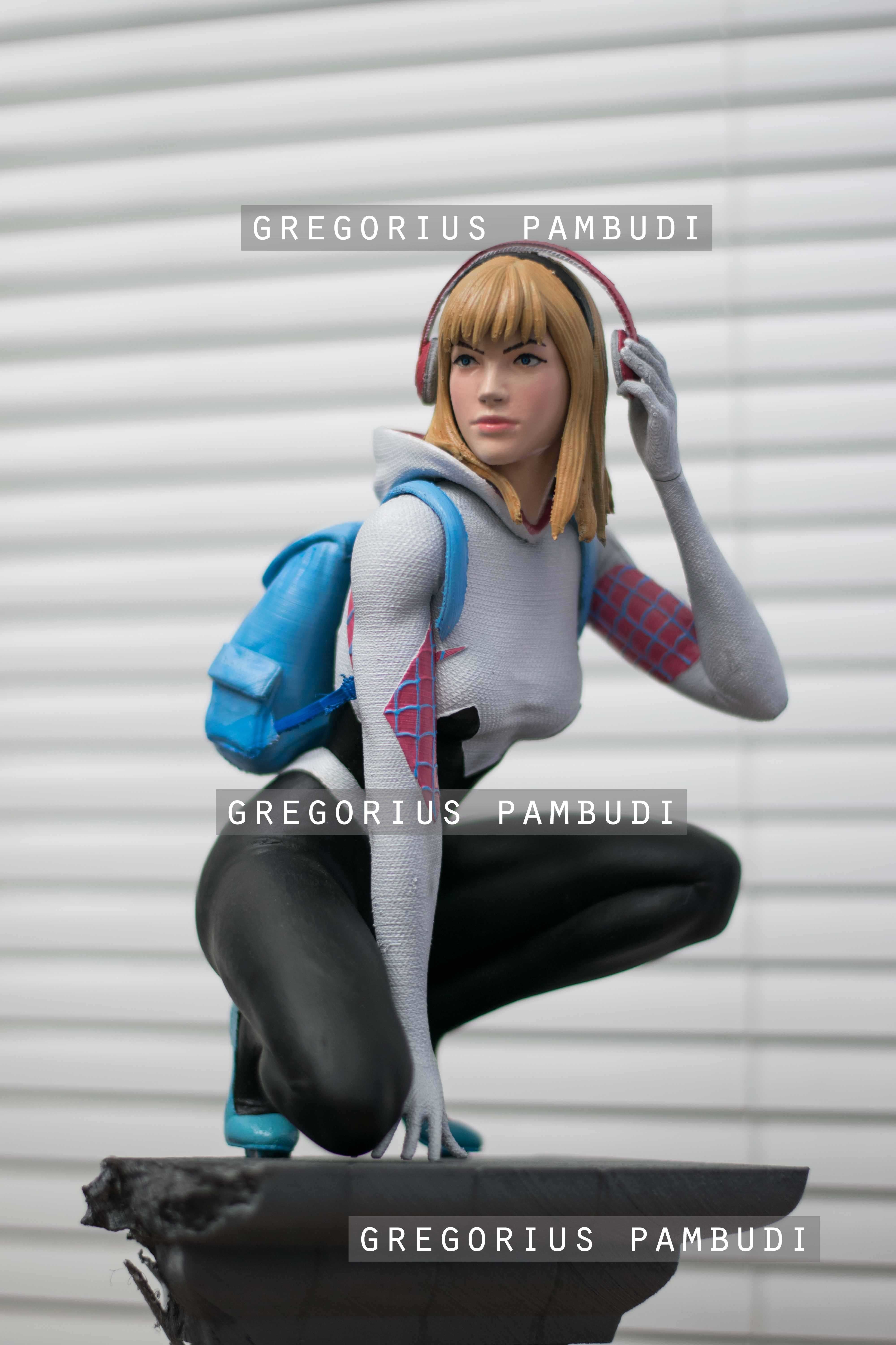 Spider Gwen Fan Art Statue 3d Printable 3d Model 3d Printable Cgtrader
