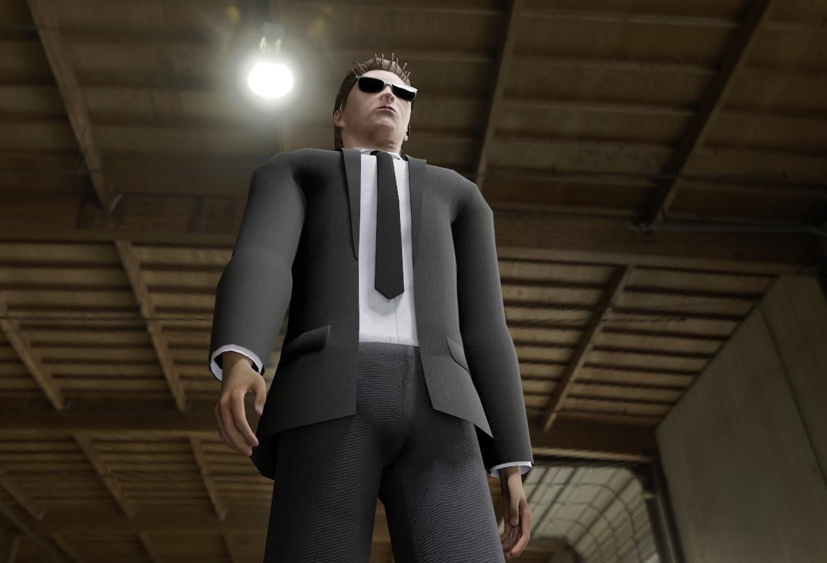 3D model Man in Suit - Bodyguard Animated - Seguranca de Terno VR / AR ...