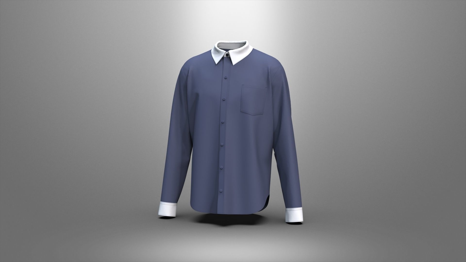 Classic Shirt Design 3D model | CGTrader
