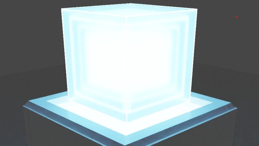 Scifi-fi Energy Cube 3D model | CGTrader