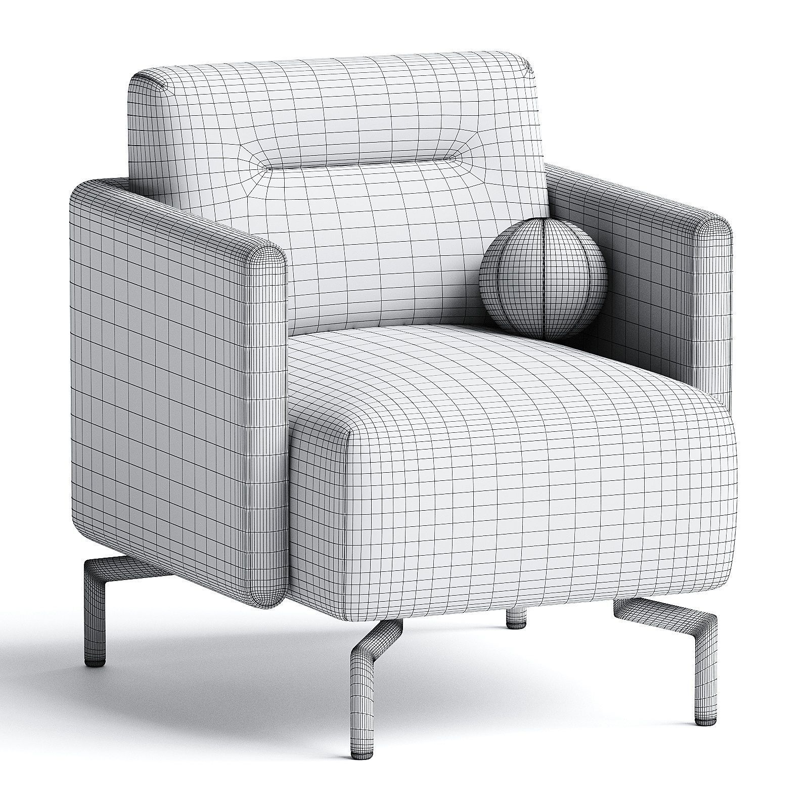 easy chair 3D model | CGTrader