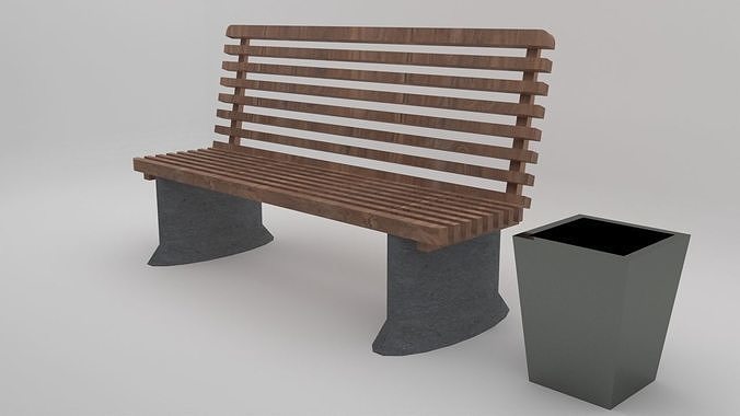 bench1 free 3D model | CGTrader