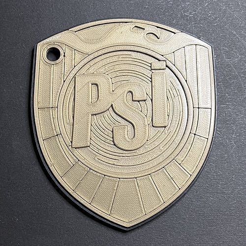 PSI Division Badge Coaster 3D model 3D printable | CGTrader