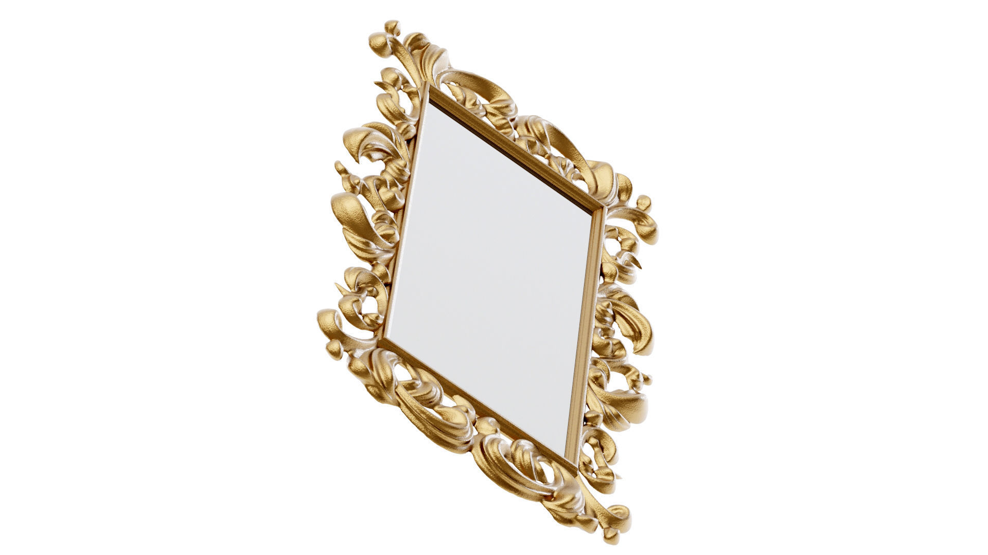 Antique Mirror Frame 3D model | CGTrader