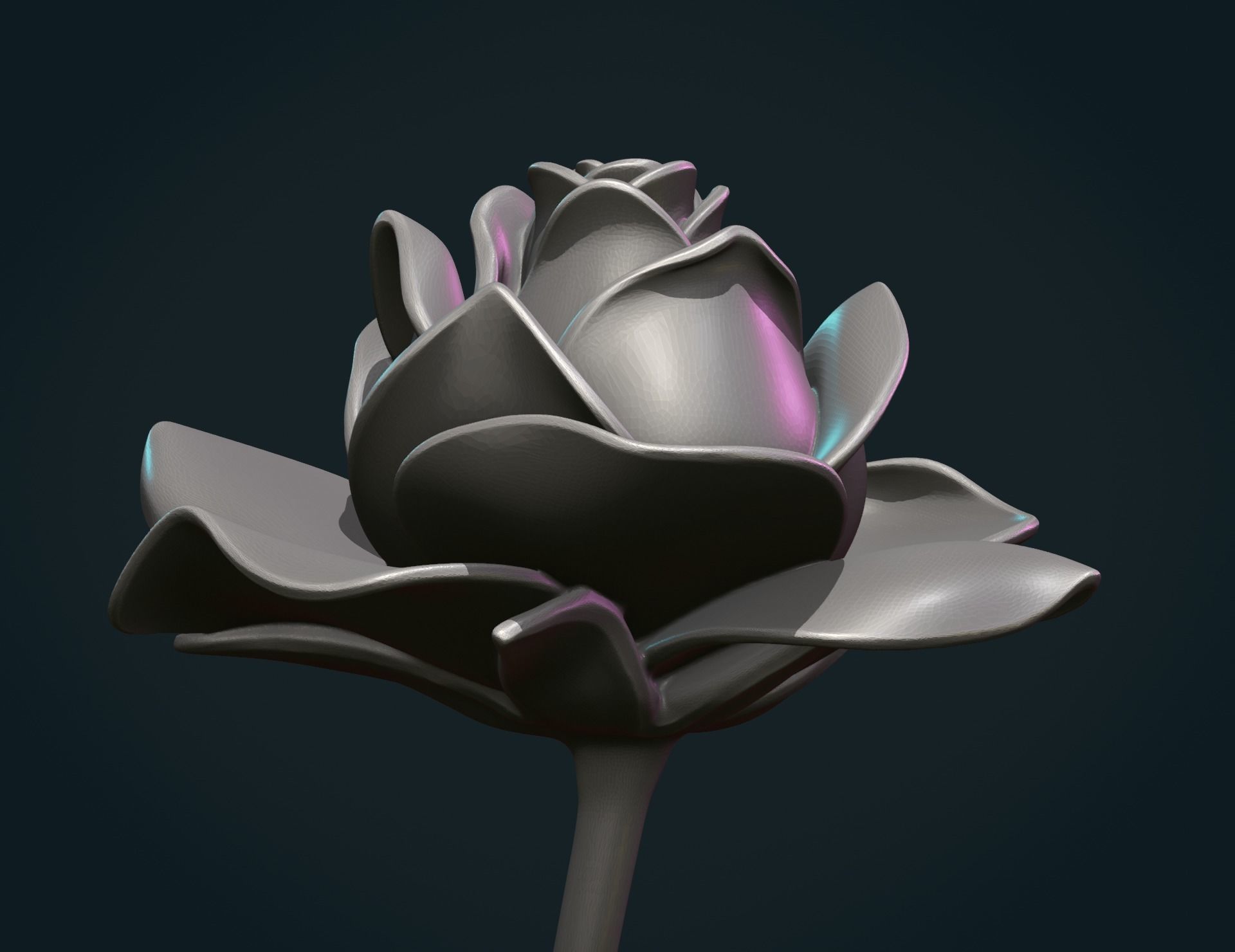 Rose Flower 3D model 3D printable | CGTrader