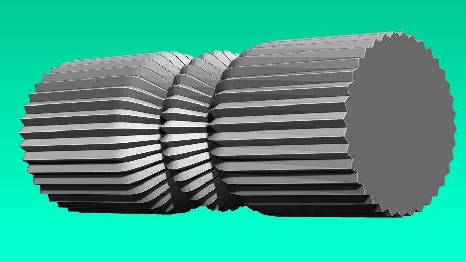 RIPPLE TRIANGLE OUTLINES SHAPE 3D model 3D printable | CGTrader