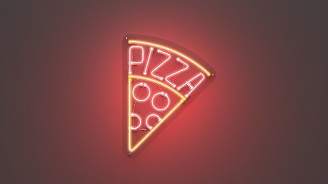 Pizza 2 - Neon Sign 3D model | CGTrader