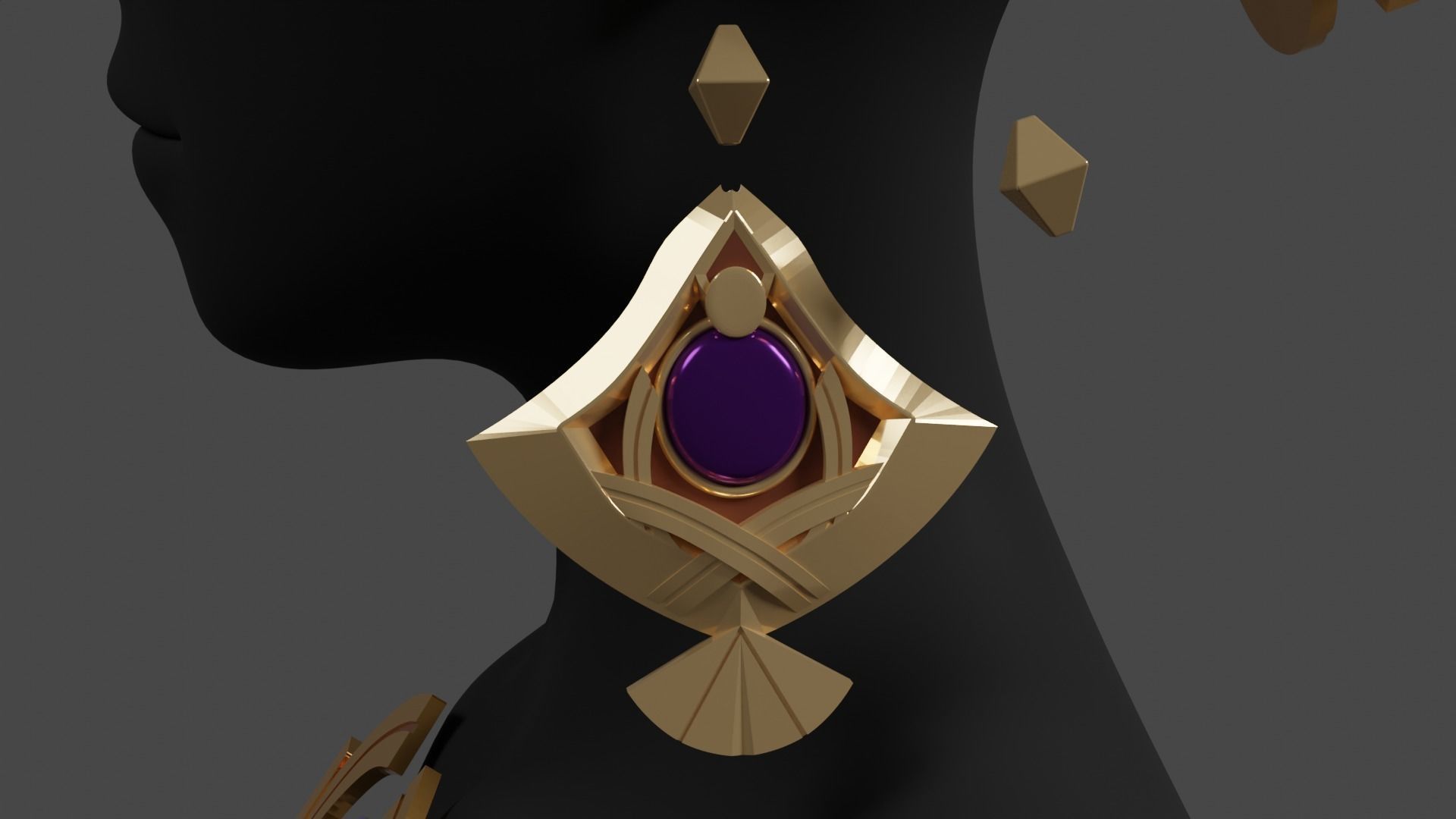 Genshin Impact - Yae Miko - Accessory Set 3D model 3D printable | CGTrader