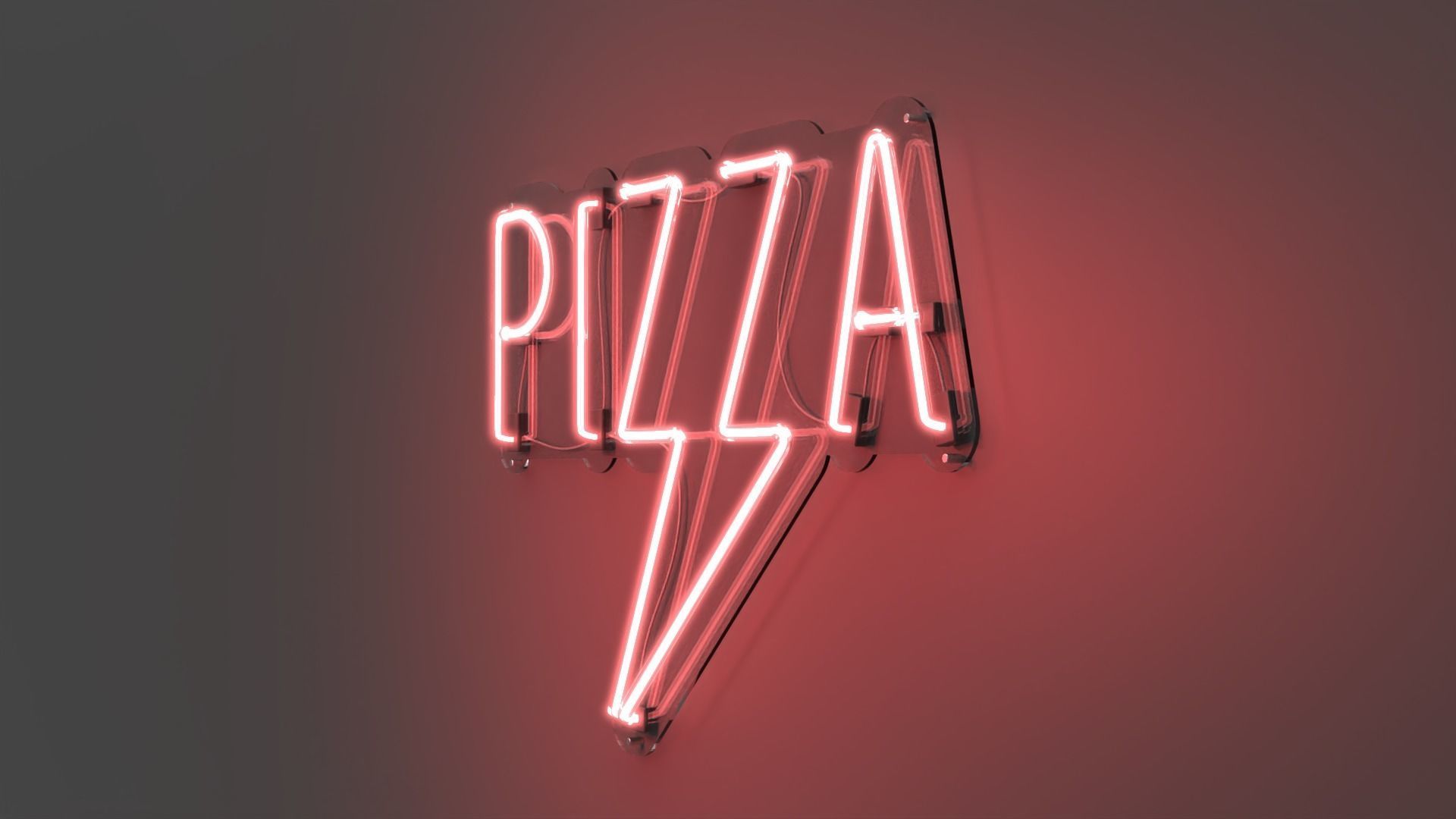 Pizza 3 - Neon Sign 3D model | CGTrader