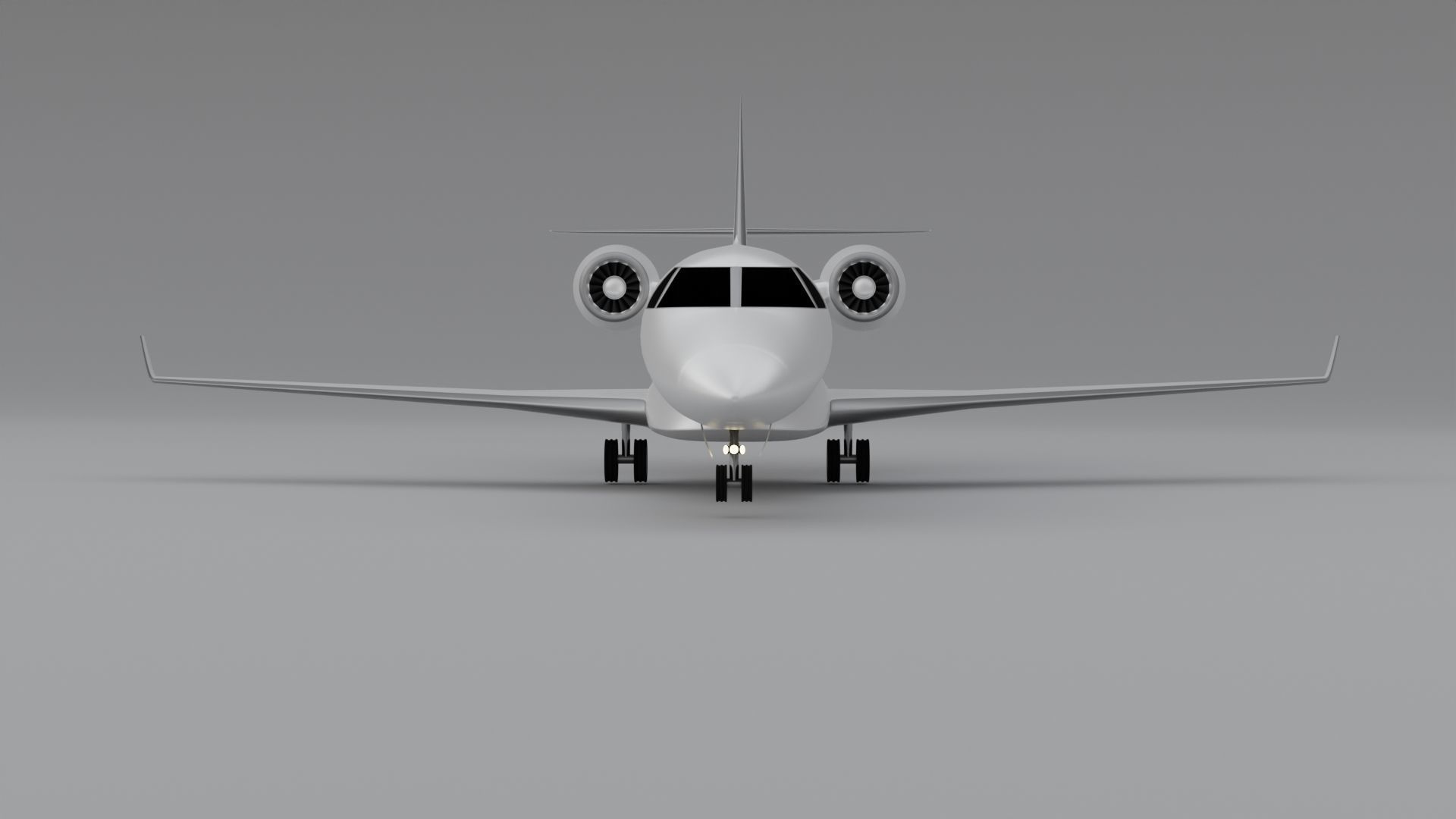 Bussines Jet 3d model by Nikdox free VR / AR / low-poly 3D model ...