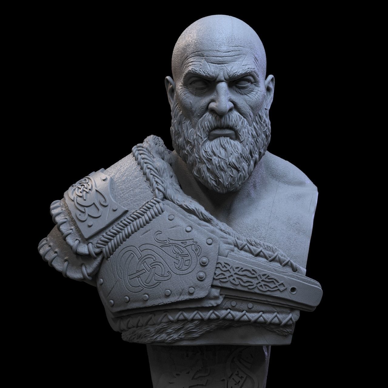 KRATOS - GOW RAGNAROK 3D model 3D printable | CGTrader
