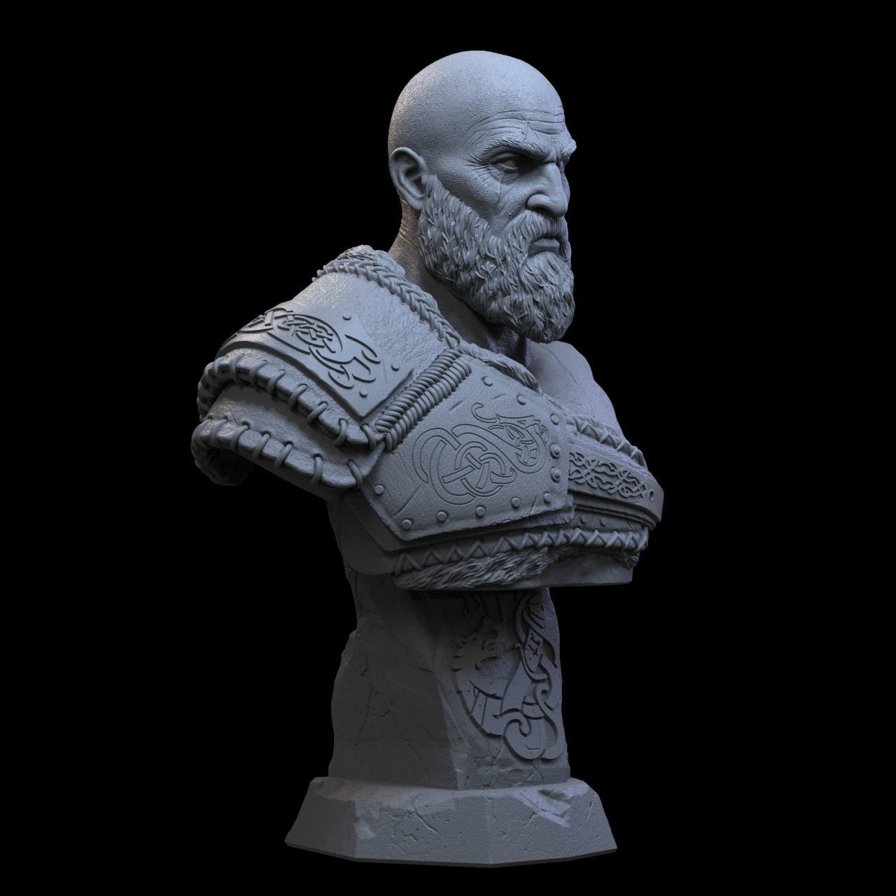 KRATOS - GOW RAGNAROK 3D model 3D printable | CGTrader