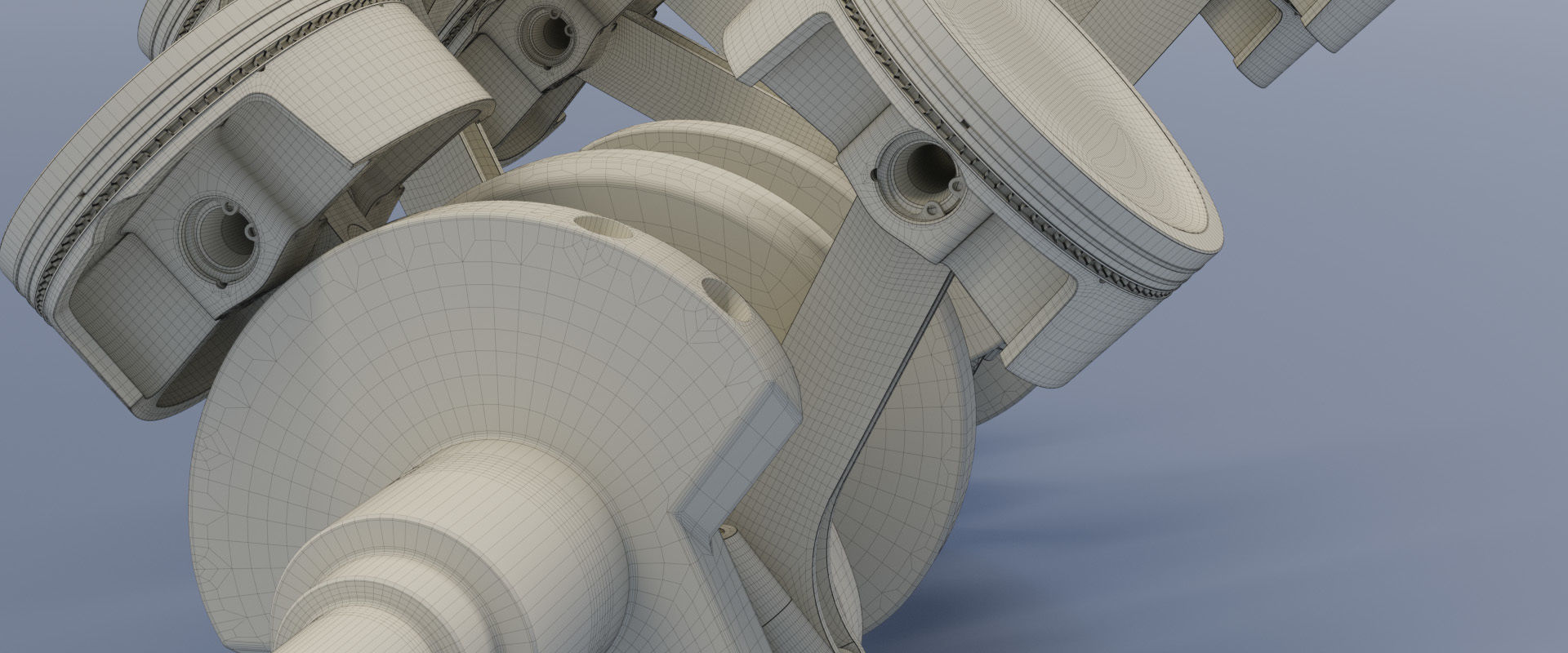 Animated V8 Engine 3D model animated rigged | CGTrader
