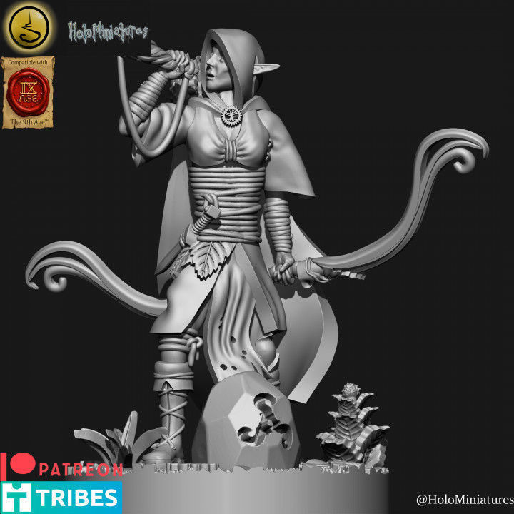 Wood elves Archers 3D model 3D printable | CGTrader