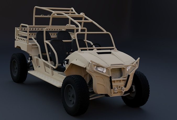 Polaris MRZR 4 3D model | CGTrader