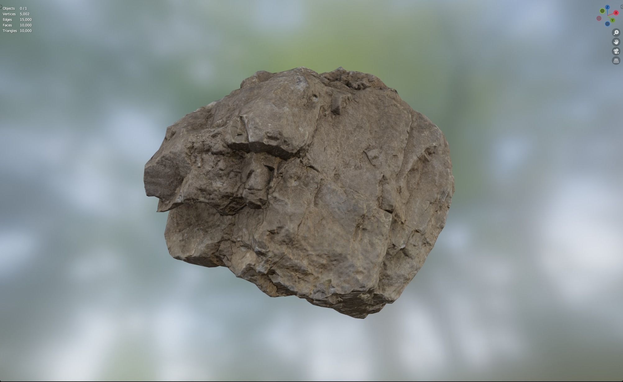 3D model Stepped Sandstone - 8K Textures - 8 Mesh Resolutions VR / AR ...