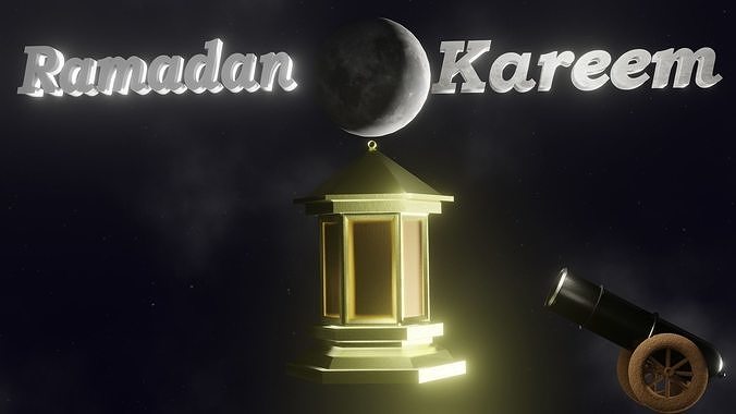 3D model ramadan lantern VR / AR / low-poly | CGTrader